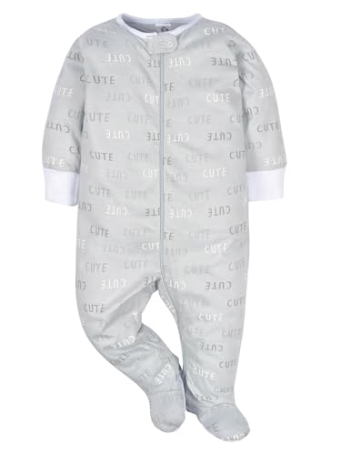 Gerber Unisex Baby 4 Pack Sleep 'N Play Footie Sheep 3-6 Months