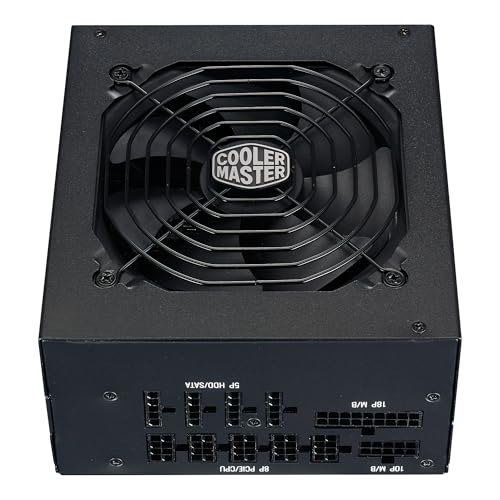 Cooler Master MWE Gold 750 V2 Full Modular, 750W, 80+ Gold Efficiency, GPU Support RTX 4070 Super, 2 EPS Connectors, 120mm HDB Fan, Semi-fanless, 5-Year