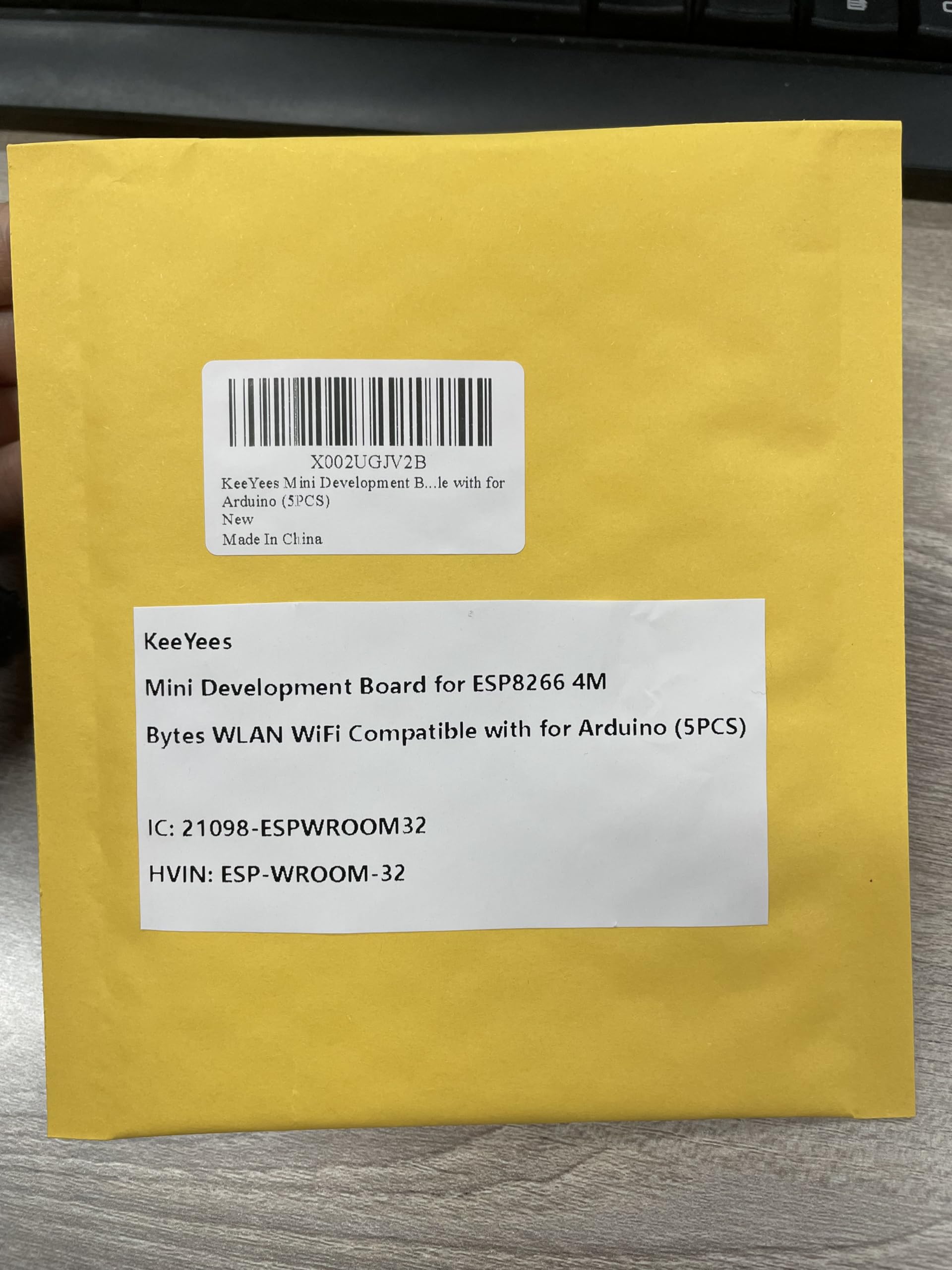 KeeYees ESP8266 ESP-12F Mini WLAN WiFi Development Board 4M Bytes for Arduino for NodeMcu for WeMos (5PCS)