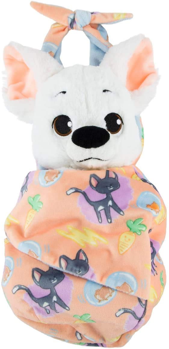 Disney Parks Exclusive - Plush Pillow - Baby in Blanket Pouch Bolt 10 Inch