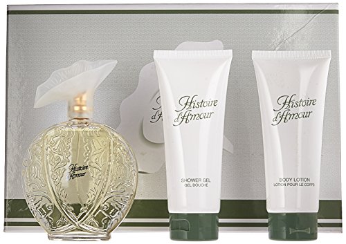 Aubusson Histoire D'amour 3 Piece Set (3.4 Ounce Eau de Toilette Spray Plus Body Lotion Plus Shower Gel)