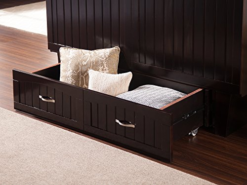 AFI Nantucket Murphy Bed Chest, Queen, Espresso