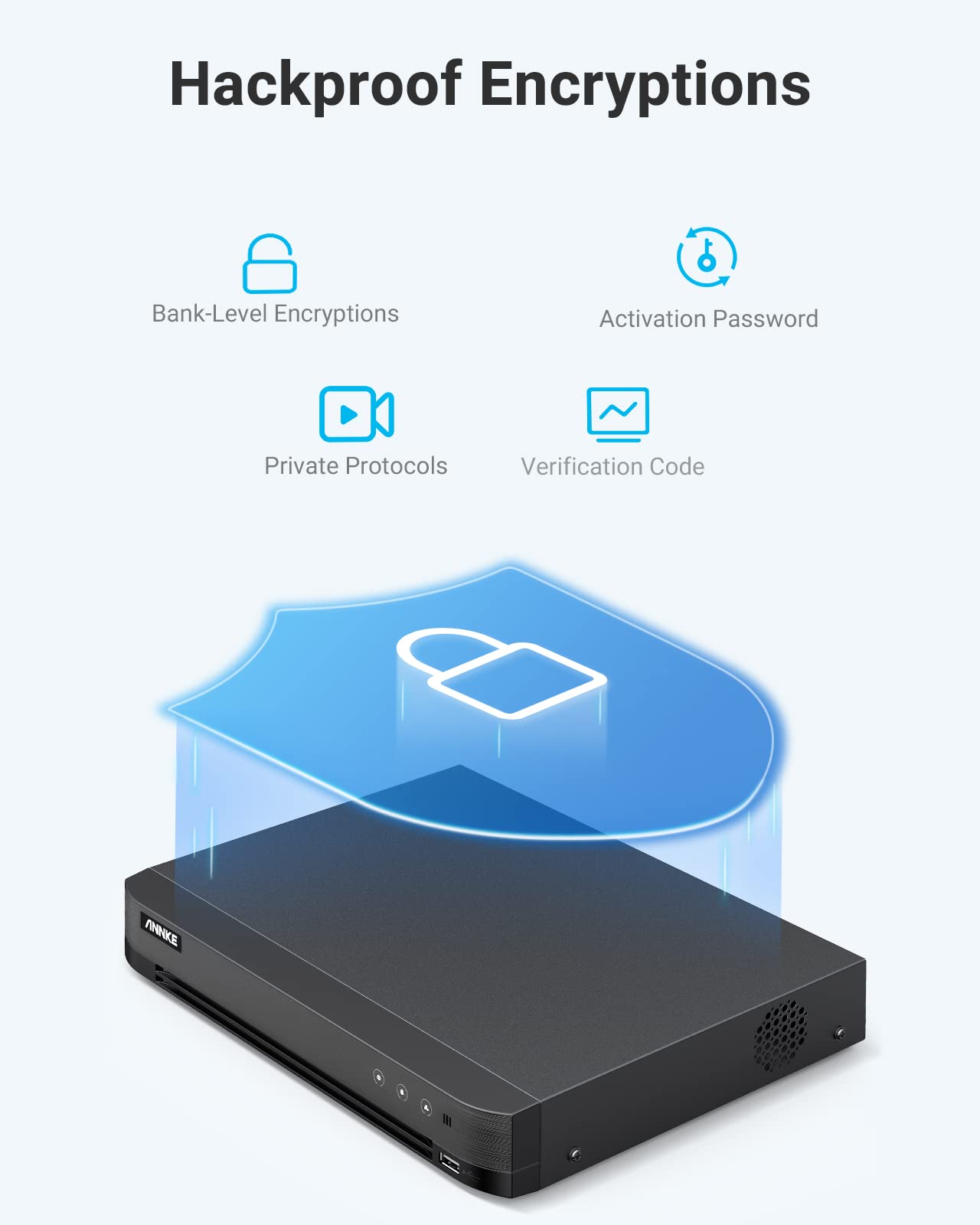 ANNKE 32-Channel H.265+ Security AI DVR NVR Recorder, 5-in-1 4MP Surveillance CCTV DVR with HDMI Output, Human/Vehicle Detection, P2P Technology, Easy Remote Access, 4 TB Hard Drive Included