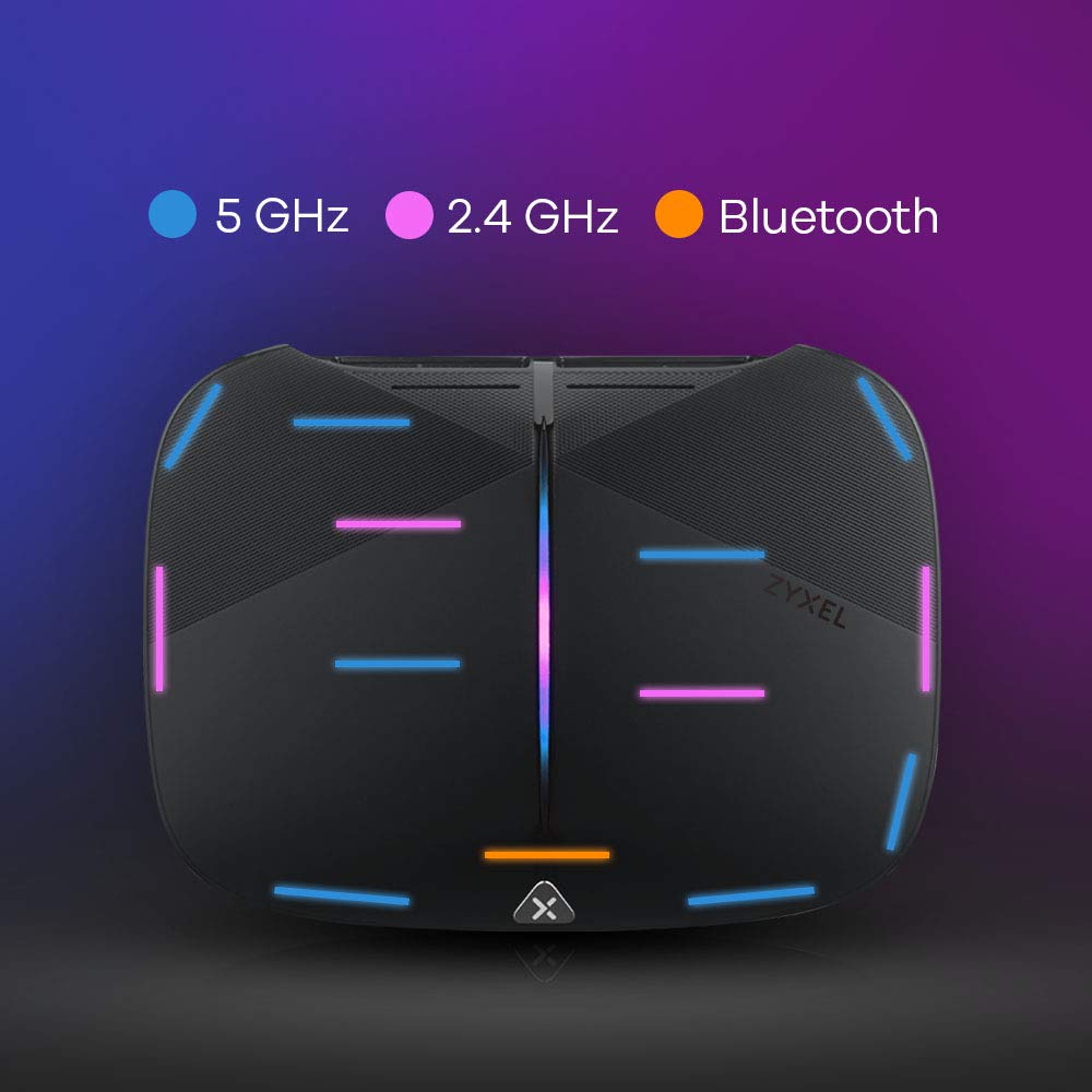 Zyxel Armor G1 Multi-Gigabit AC2600 WiFi Router - Large Home Coverage. 1 x 2.5Gbps WAN Port, 4 x