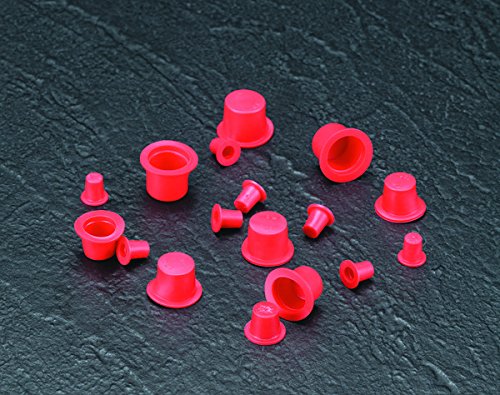 Caplugs ZTV20Q1 Plastic Tapered Vinyl Cap and Plug. TV-20, PVC, Cap OD 1.514" Plug ID 1.703", Red (Pack of 30)