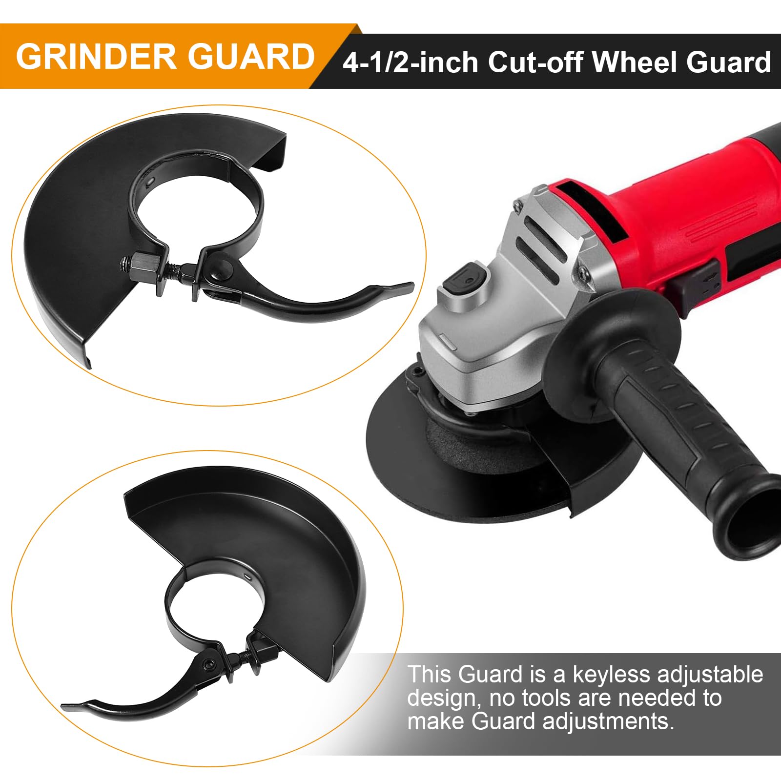 397661-01 Metal Angle Grinder Guard 4-1/2" 5β Replacement for Dewalt D28116 D28065 D28144 GA6010Z GA6020 9566PC 9566CV Angle Grinder