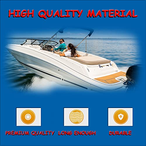 8M0092850 Boat Kill Switch Lanyard, Big Wrist Strap for Boat Outboard Mercruiser Marine Replace 15920T54 15920A54, 54 Inch/137CM Long Boat Engine Emergency Stop Switch Safety Lanyard Cord - Red