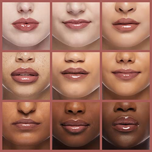 L’Oréal Paris Infallible Pro Gloss Plump Lip Gloss with Hyaluronic Acid, Long Lasting Plumping Shine, Lips Look Instantly Fuller and More Plump, Moonlit Rose, 0.21 fl. oz.