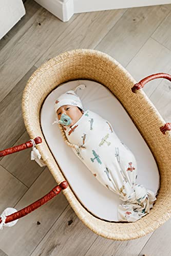 Copper Pearl Large Premium Knit Baby Swaddle Receiving Blanket Ace