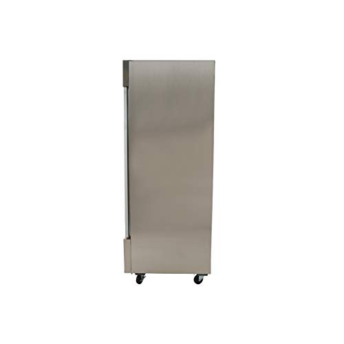 PEAKCOLD by Iron Mountain 2 Door Commercial Reach In Stainless Steel REFRIGERATOR, White Interior; 47 Cubic Ft, 54 inch Wide