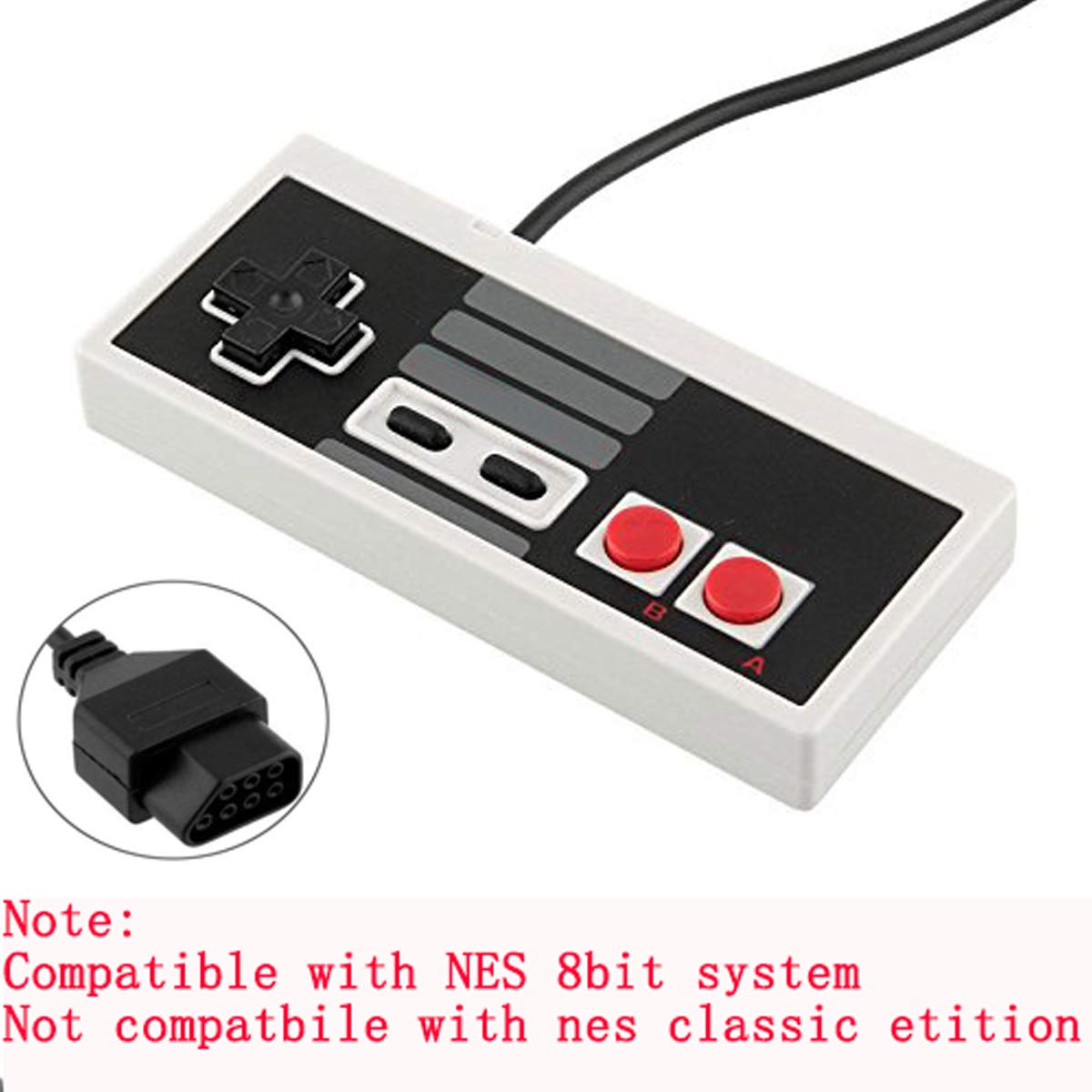 2-Pack NES Controllers for NES 8 Bit Entertainment System Console Control Pad¡