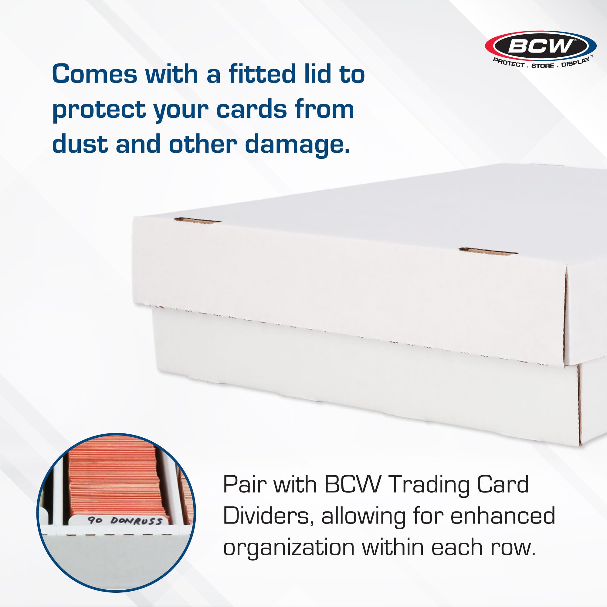 BCW Monster Box - 5ct Trading Card Storage Box | Holds 3200 Cards | Sports & Trading Card Storage