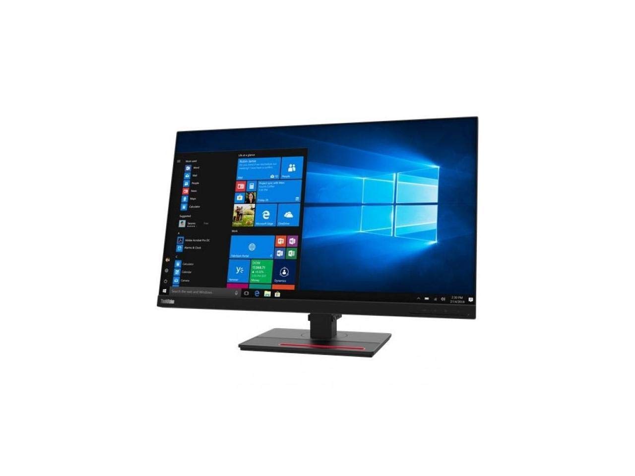 Lenovo 61ECGAR2US ThinkVision T27h-20 27" 2560x1440 4ms IPS Display Monitor (Renewed)