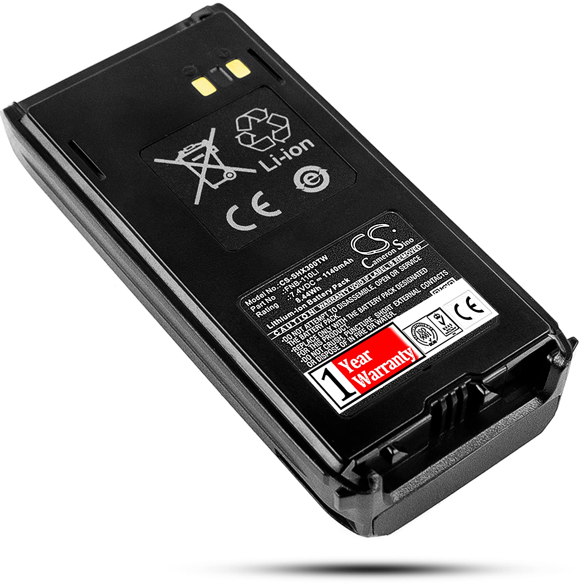 BCXY FNB-110Li Battery Replacement for Standard Horizon HX290 HX 290 Standard Horizon FNB-110Li Batteries Standard Horizon HX290 Battery