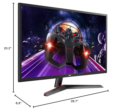 LG 32MP60G-B 31.5" Full HD (1920 x 1080) IPS Monitor with AMD FreeSync with AMD FreeSync and 1ms MBR Response Time, Black (Renewed)