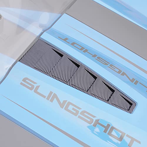A & UTV PRO Center Hood Vent Accent for 2017-2023 Polaris Slingshot SLR S GT R, Carbon Fiber Style Turbo Hood Panel Trim Exterior Accessories, Replace OEM # 5452300, 1PC
