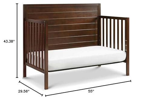 Carter's by DaVinci Morgan 4-in-1 Convertible Crib in Espresso, Greenguard Gold Certified