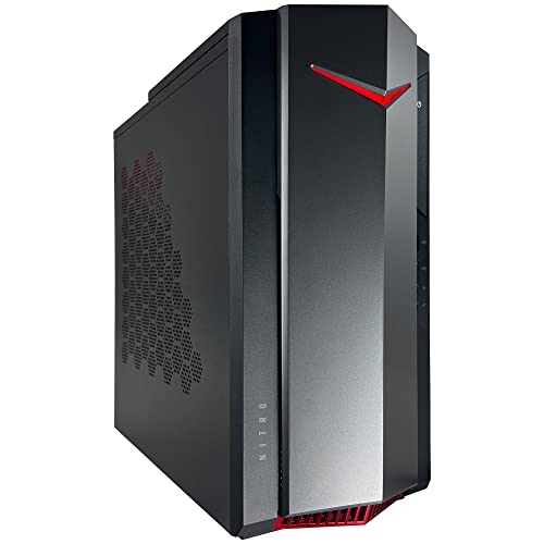 acer Nitro 50 N50 Gaming Desktop Computer - 12th Gen Intel Core i9-12900K 16-Core up to 5.2GHz CPU, 64GB RAM, 2TB NVMe SSD + 12TB HDD, GeForce RTX 3060Ti 8GB GPU, Intel Wi-Fi 6, Windows 11 Pro