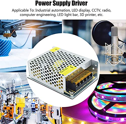 NiuGuy Switching Converter,110V/240V AC to DC 12V 5amp 60W Power Supply, Universal Regulated Transformer Adapter Driver for LED Strip Lights, CCTV, Radio, Security System, Computer Project