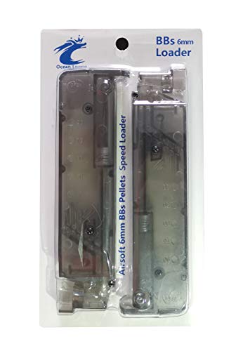 Airsoft Speed Loader for 6mm BBS, 100 Rounds Quick Loader for Airsoft Magazine BB Pellet, Fast Loader for AEG Biodegradable 6mm BB - 2 Packs
