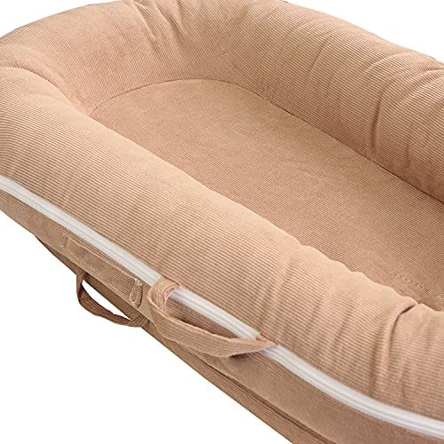 NoomiNest Baby Lounger Extra Cover for DockATot Deluxe (Sand)