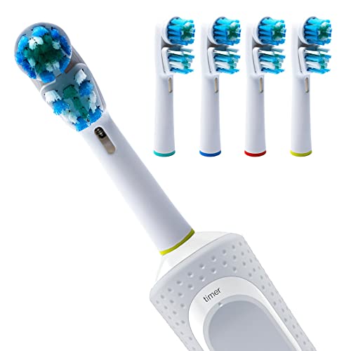 Double Clean Brush Heads, Compatible with Braun Oral-B Dual Clean Electric Toothbrush - Pack of 20