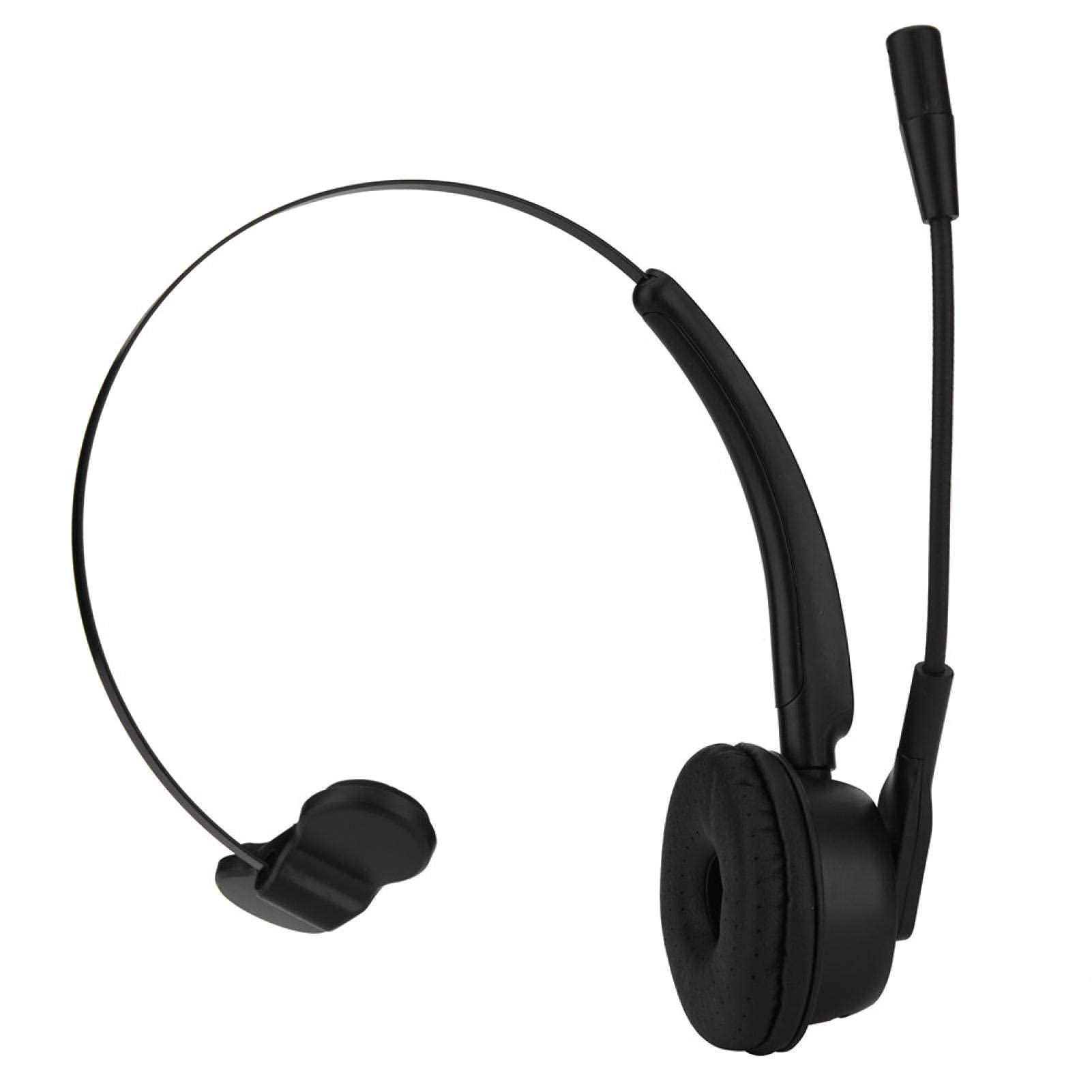 Limouyin Wireless Headphones with Microphone for Cell Phone, Comfortable Durable Call Center Bluetooth Headset 12 Hours Call Noise Cancelling 360° Rotation Bluetooth Call Center Headphones