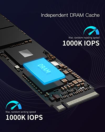 acer Predator GM7000 1TB NVMe Gen4 Gaming SSD, M.2 2280, Compatible with PS5, PCIe 4.0 Internal PC Solid State Hard Drive Up to 7400MB/s - BL.9BWWR.105