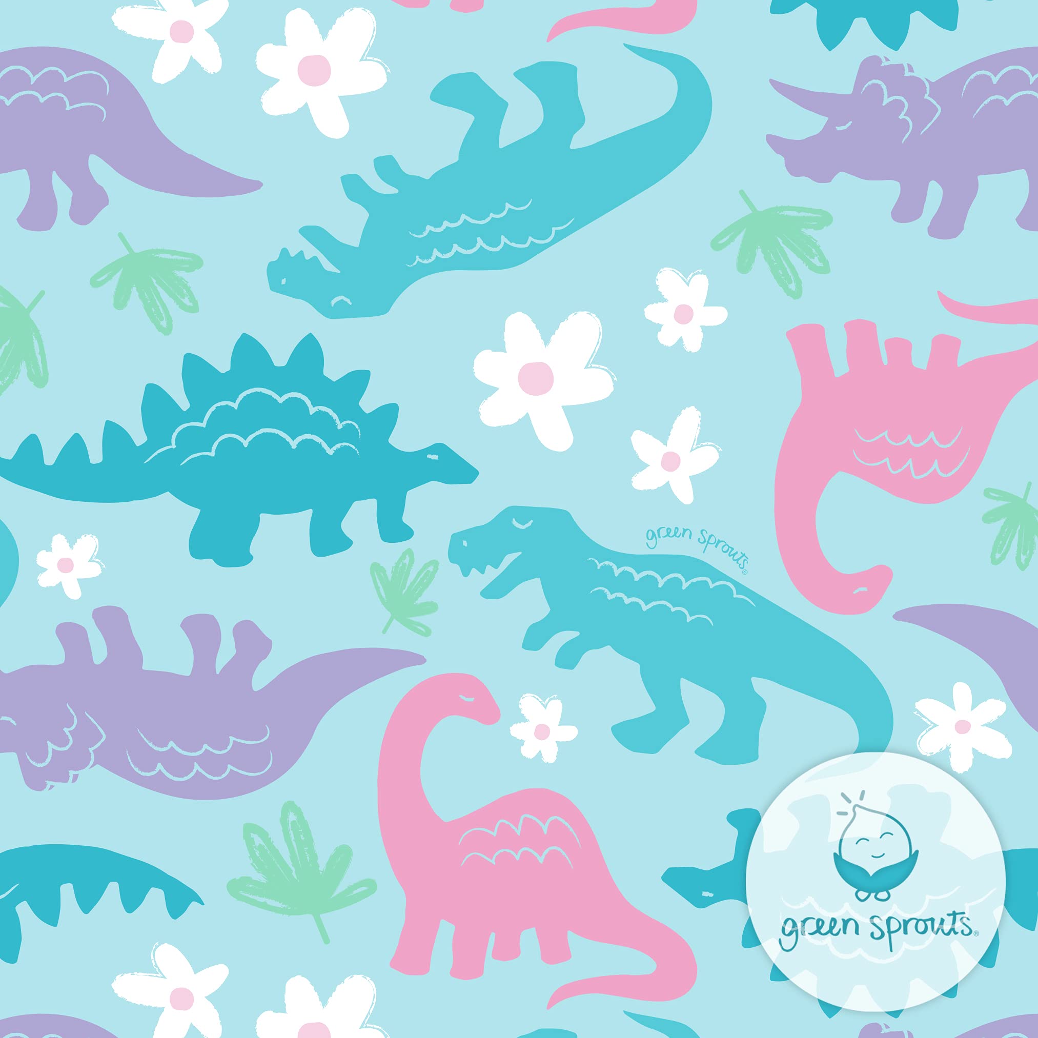 i Play Girls Reusable Absorbent Baby Swim Diapers Aqua Dinosaurs 6 Months