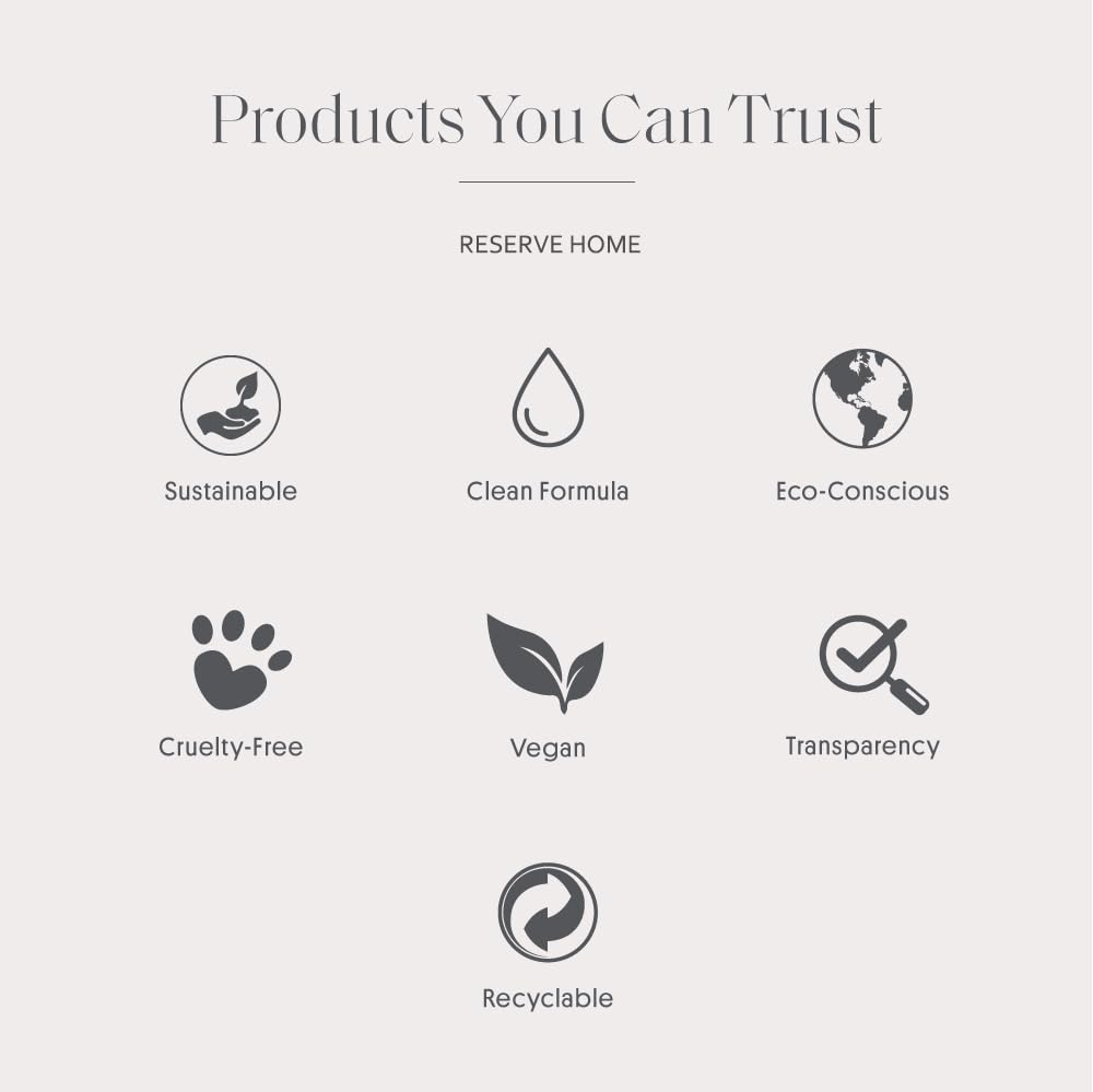 CLEAN RESERVE Home Candle | Natural Soy Blend Scented Candle | Premium Non-Toxic Candle Made with Sustainable Ingredients | Up to 40 Hour Burn Time | 8 oz