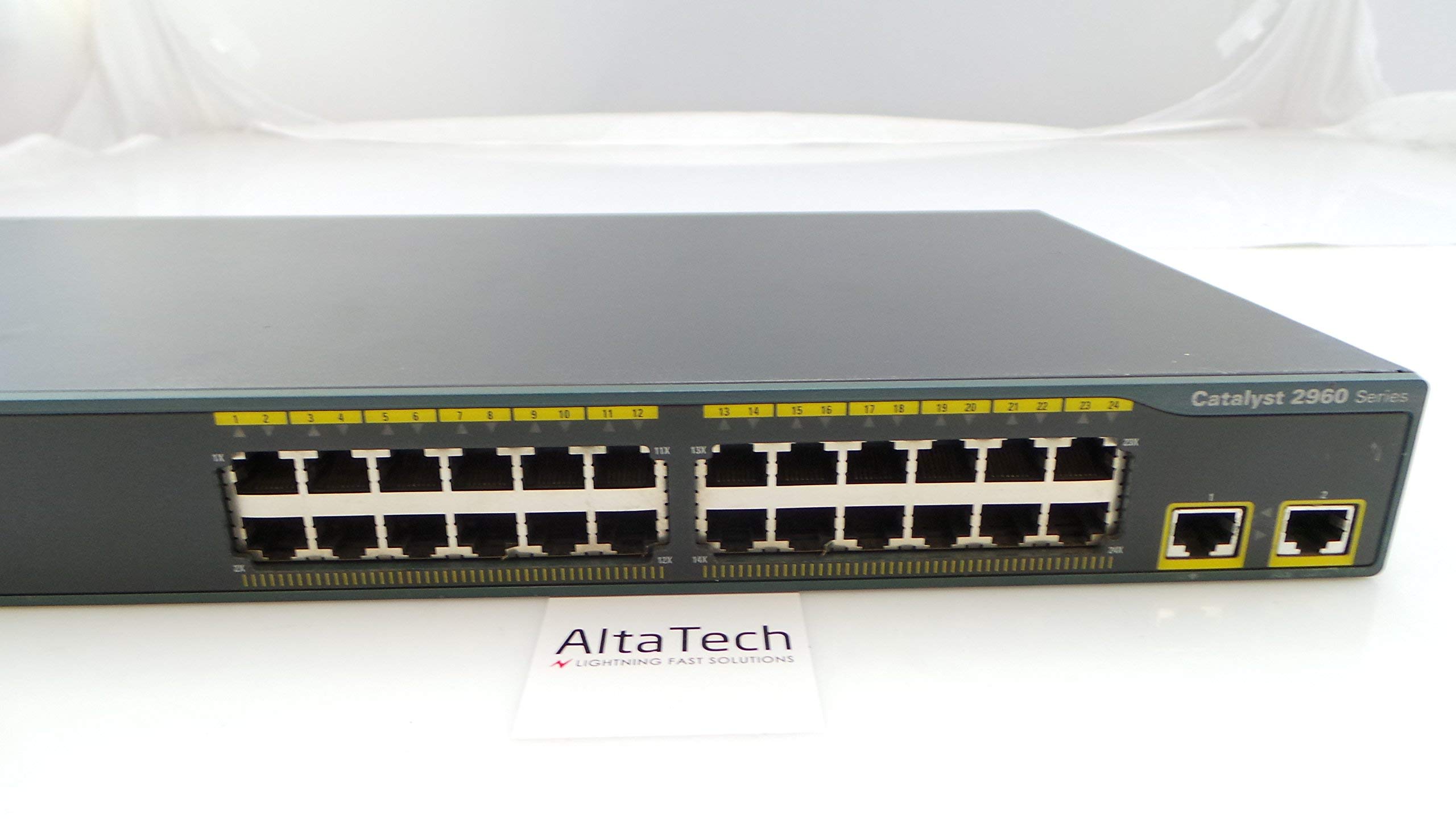 Cisco WS-C2960-24TT-L Catalyst 2960 24 10/100 + 2 1000BT (Renewed)