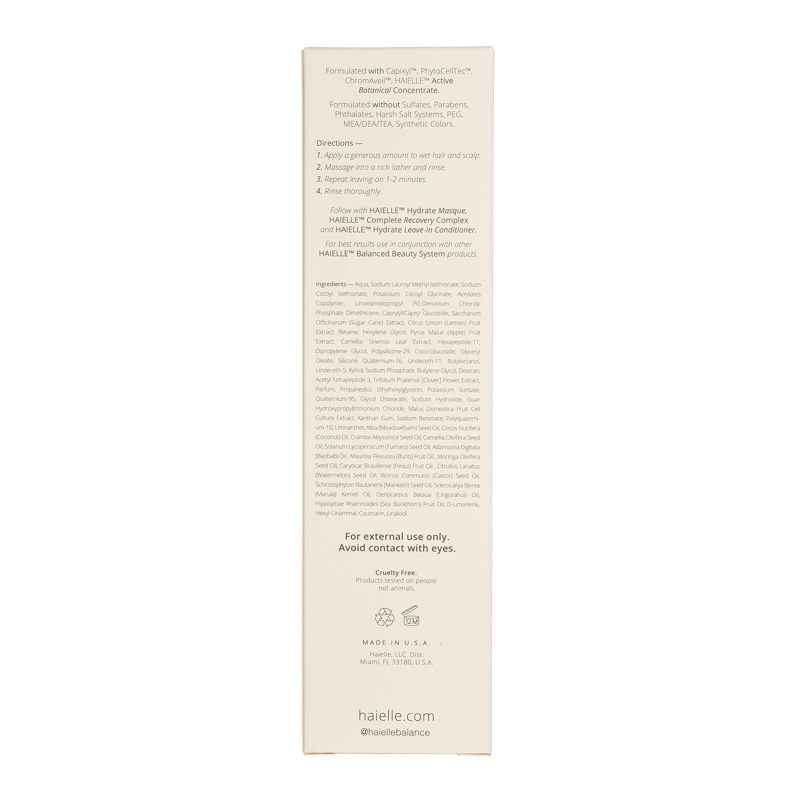 HAIELLE Hydrate Shampoo 236 ml / 8.0 fl. oz.