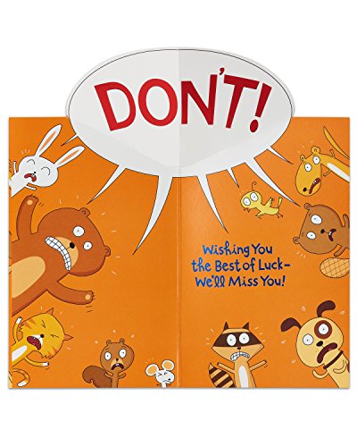 American Greetings Funny Goodbye Card (Don't Leave)