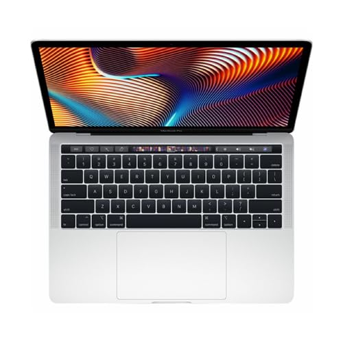 2019 Apple MacBook Pro with 1.7GHz Intel Core i7 (13-inch, 8GB RAM, 128GB SSD Storage) (QWERTY English) Silver (Renewed)