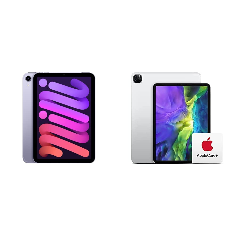 2021 Apple iPad mini (Wi-Fi + Cellular, 64GB) - Purple with AppleCare+ (Renews Monthly Until Cancelled)