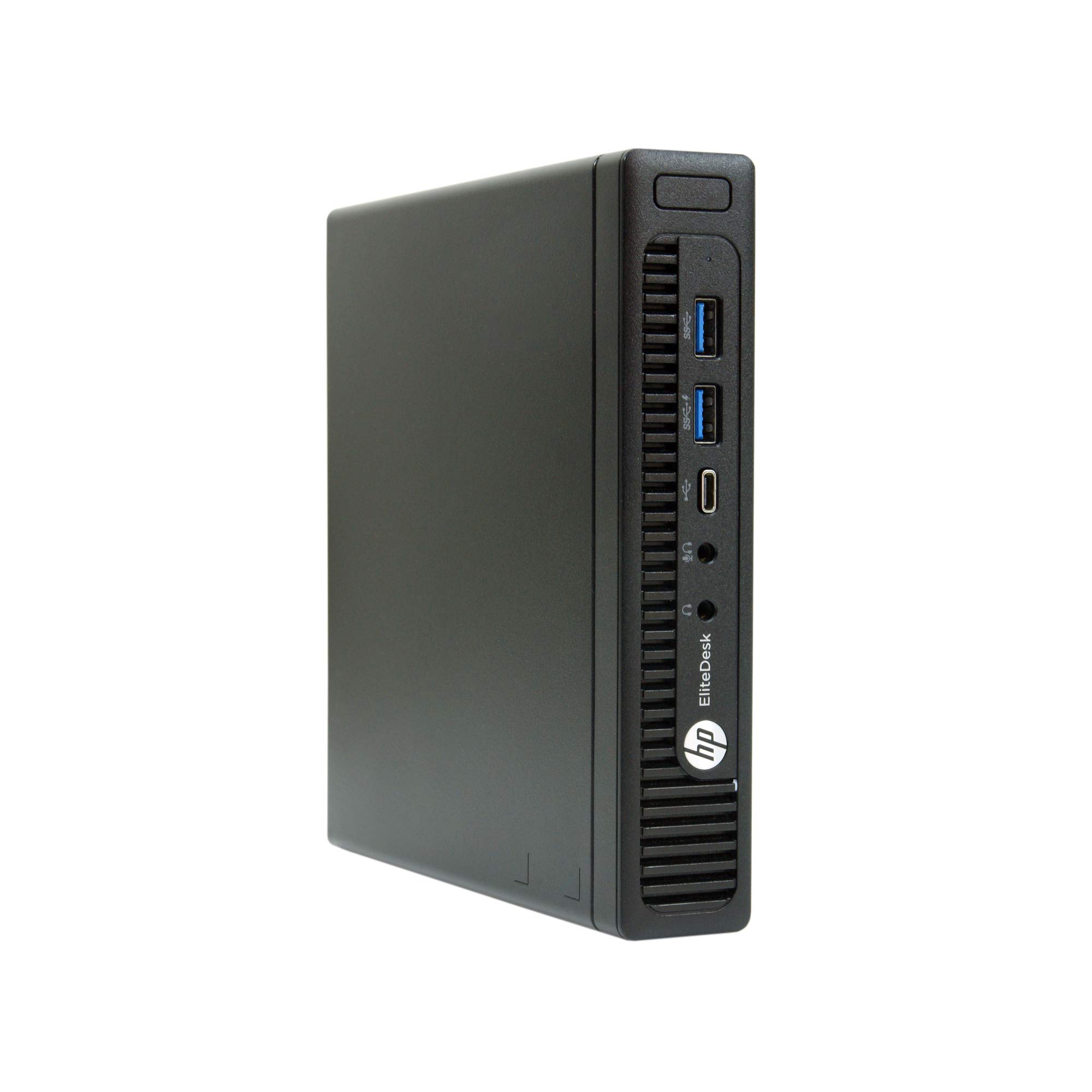 HP EliteDesk 800 G2 - Mini Desktop, Core i5 6500T 2.5 GHz, 8GB RAM, 256GB Solid State Drive, Internal WiFi, Windows 10 Pro 64bit, (Renewed)