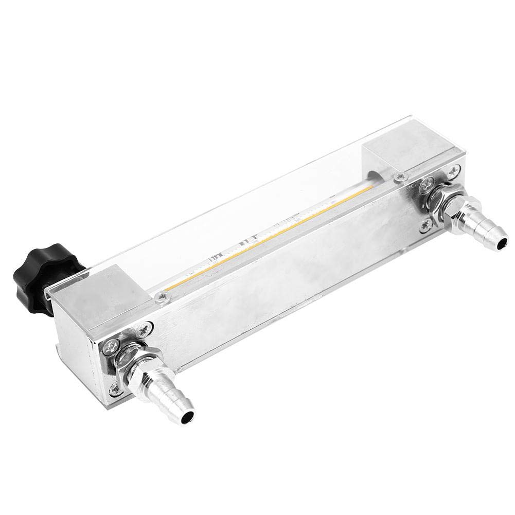 LZB-3 Glass Tube Meter Liquid Water Flowmeter Water Meter for & Liquid Metal Barbed Connector Tool Flowmeter Instrument (10-100mL/min),Other Valve Accessories