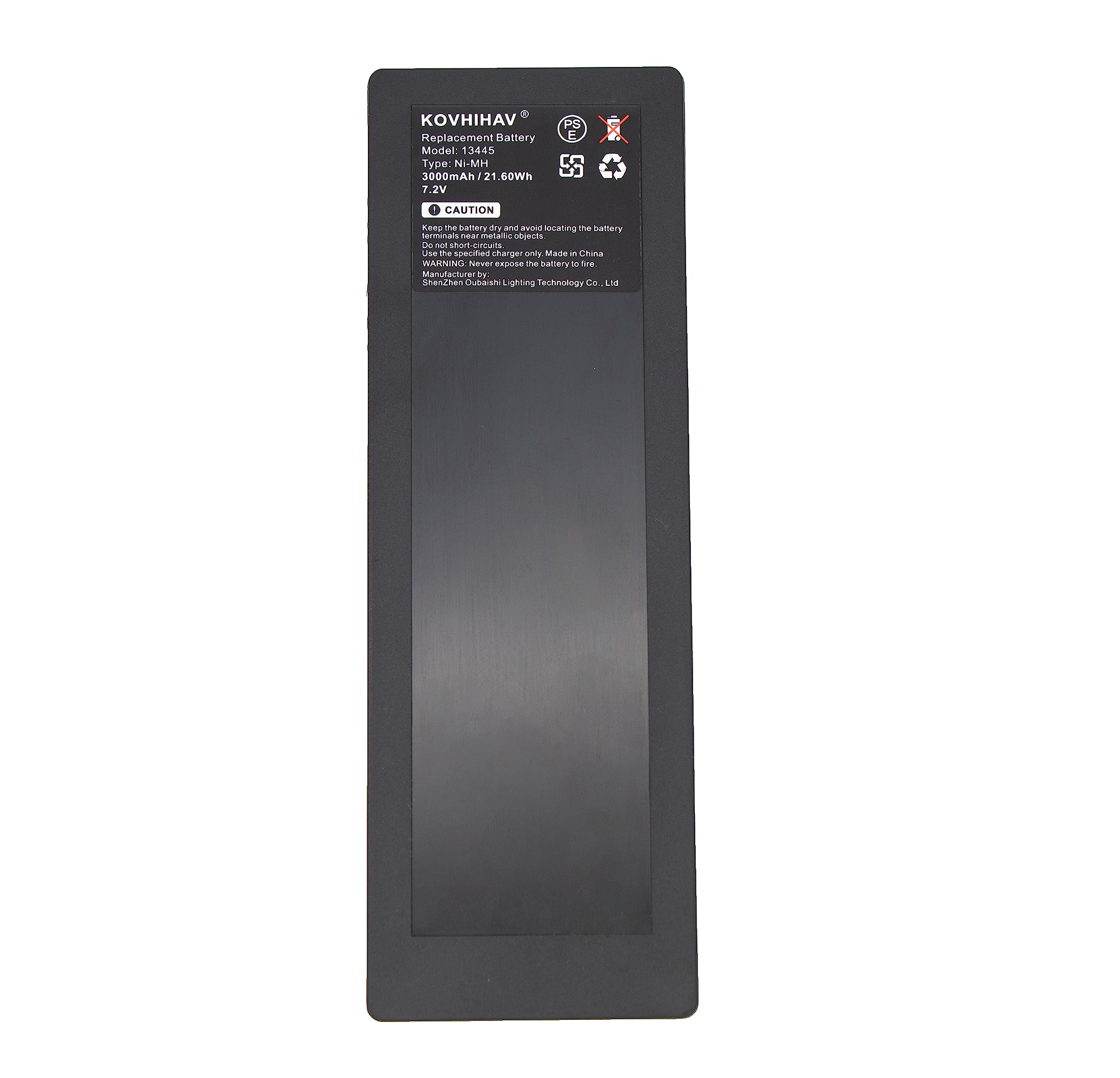 Replacement Battery for Scanreco 592 590 FBS590 Mini 960, Part No rsc7220 13445, Ni-MH 3000mAh