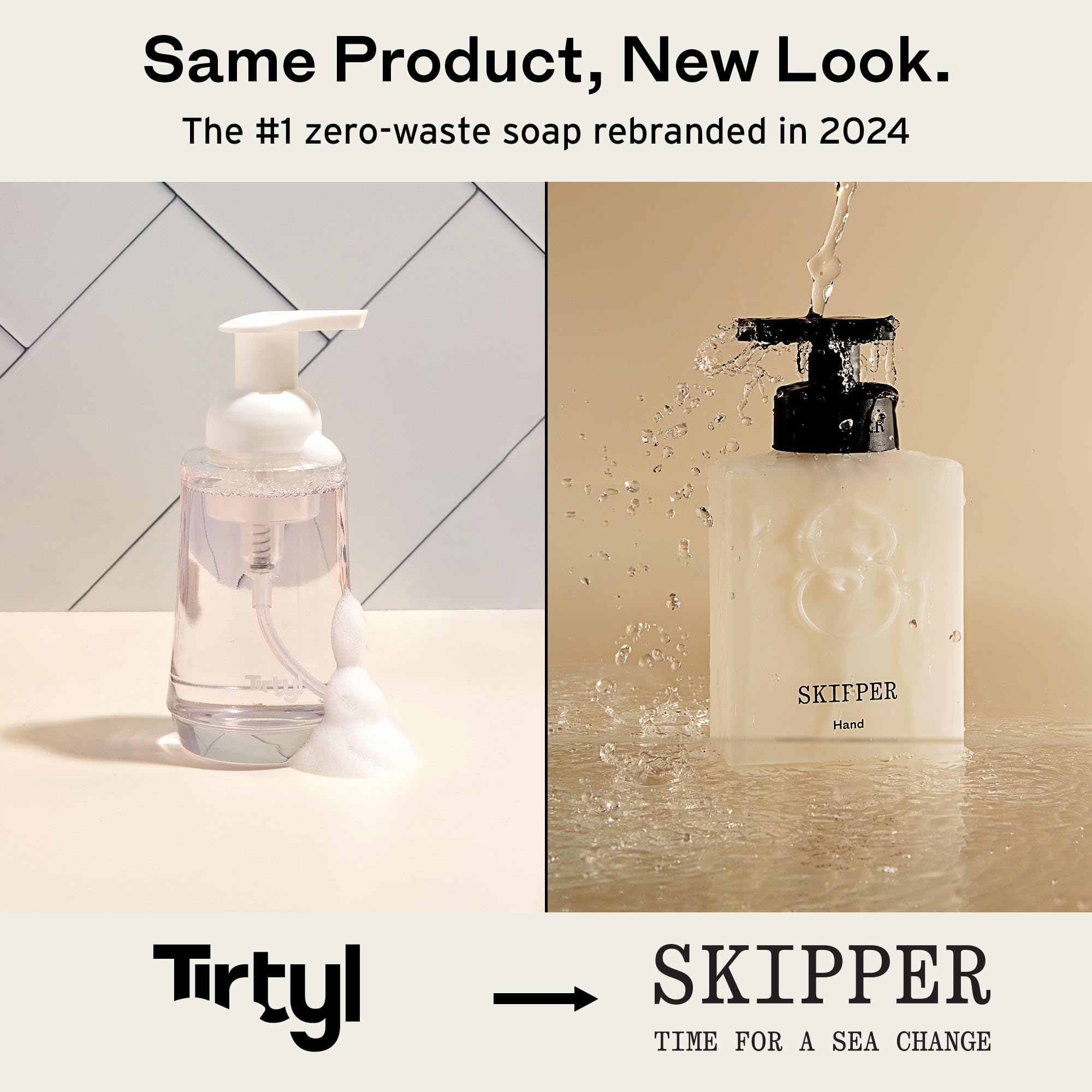 Tirtyl Skipper Foaming Hand Soap Tablet Refills - 12 Pack - 96 fl oz total (12x 8 fl oz) - Rebranded - Compostable Packaging - Variety Fragrance Pack
