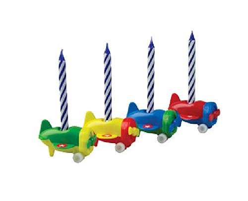 Airplane Candle Holders with Candles