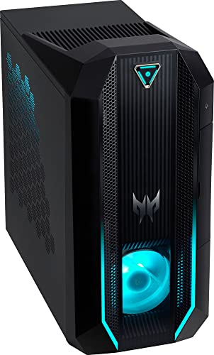 Acer Predator PO3-630 Gaming Desktop PC (Intel i7-11700 8-Core, 128GB RAM, 2x8TB PCIe SSD RAID 1 (8TB), GeForce RTX 3070, WiFi, Bluetooth, Backlit KB, HDMI, USB 3.2, Display Port, Win 11 Pro)