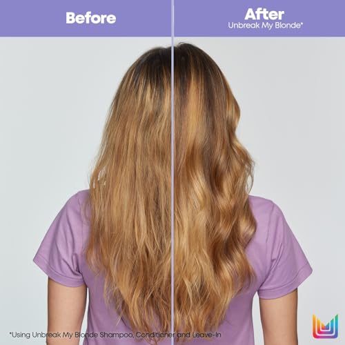 Matrix Unbreak My Blonde Strengthening Conditioner | Repairs and Adds Softness and Shine | For Damaged, Lightened and Over Processed Hair | Sulfate-Free |Packaging May Vary | 10.1 Fl. Oz. | Vegan