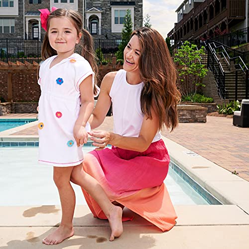 Mud Pie baby girls Terry Flower COVER UP, Flower, 2-3T US