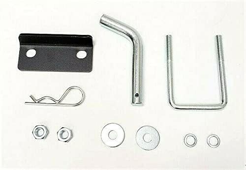 36" x 6.5" Towing Hitch Step Bar Drop Step 2" Receiver Round End Chrome Rear Bumper Guard Universal Truck Trailer