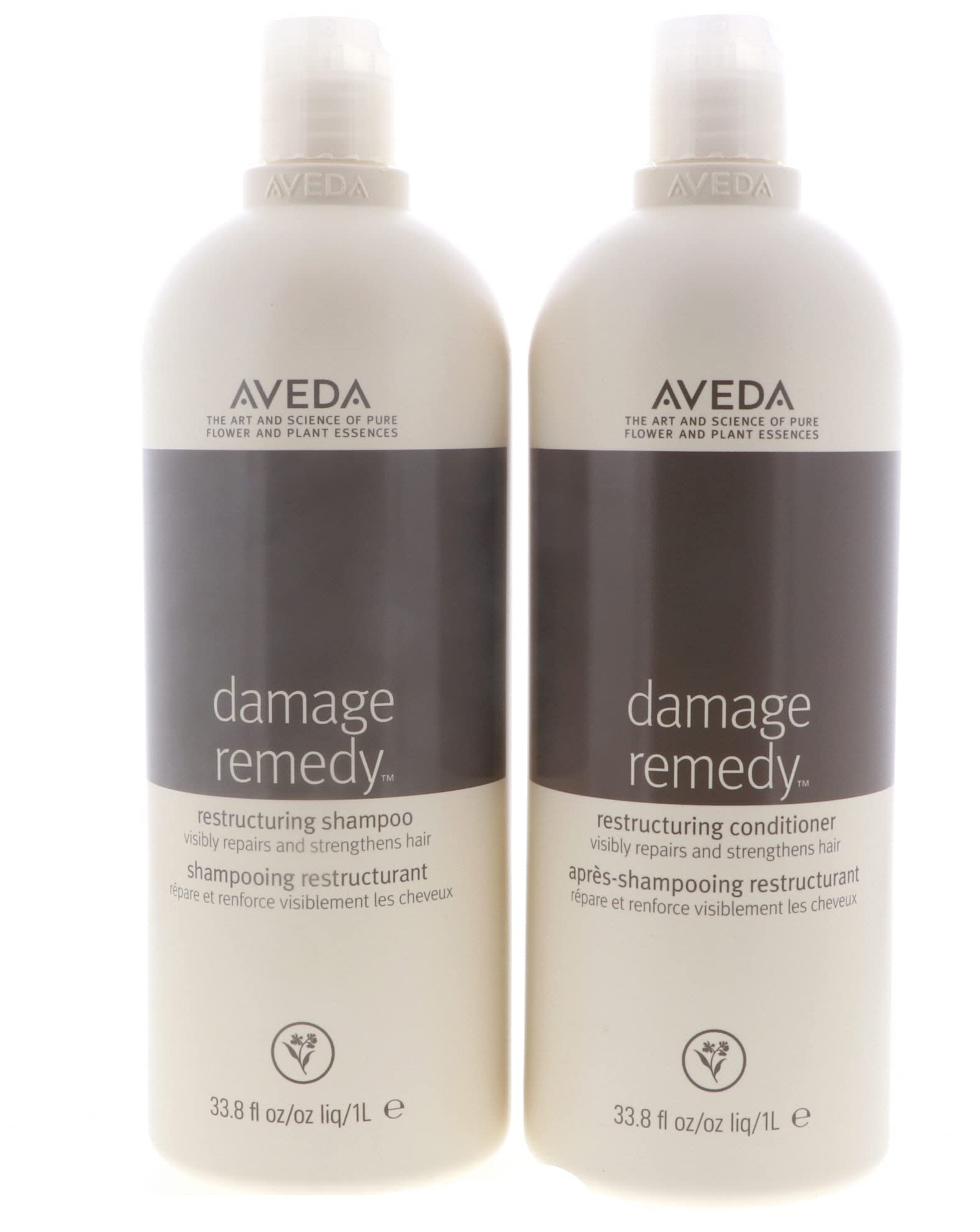 Aveda Damage Remedy Shampoo & Conditioner Liter Duo Set 33.8 oz