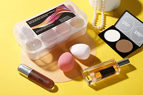 Makeup Sponge, Beauty Sponge, Makeup Blender Sponge 8 PCS, Original Scene Music(Music Type :Kawaii Bass),Dry and Wet Use, Makeup Sponges for Foundation, Makeup Blender Sponge Set with Gift Box