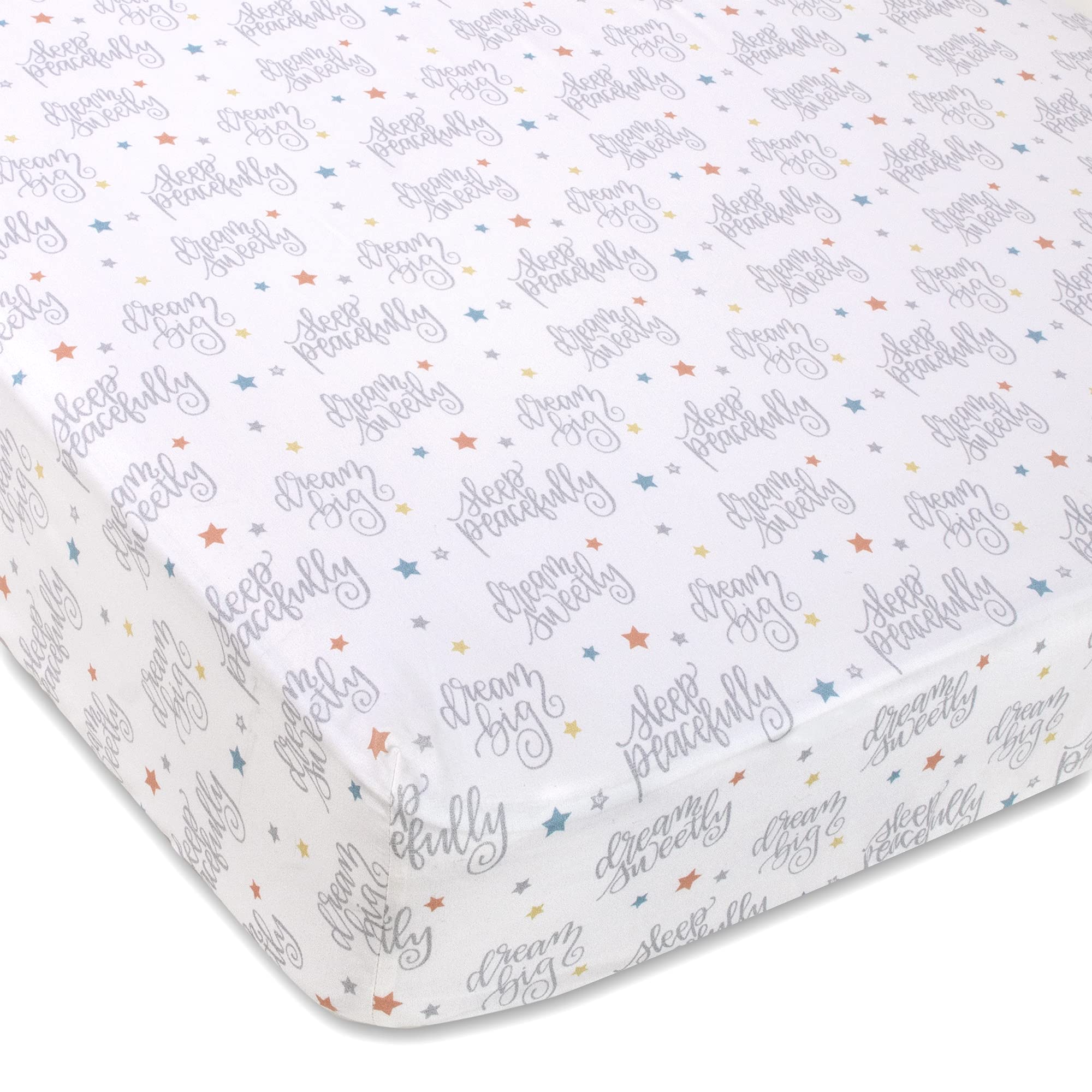 Nursery Bedding 4 Piece Nursery Crib Set, Cloud Dreams Cloud Theme Nursery Bedding Baby Nursery Bedding Set Gender Neutral