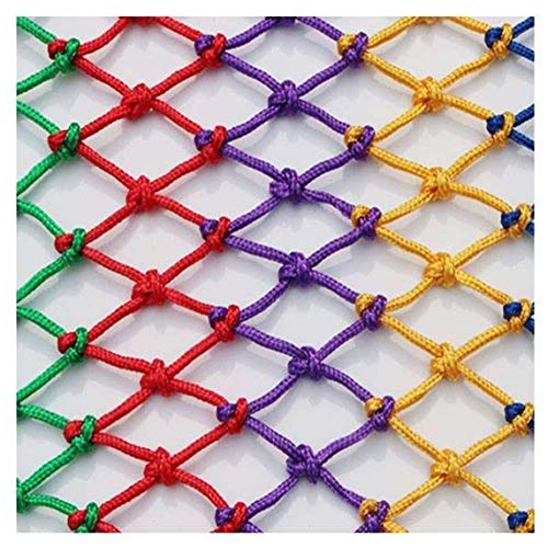 MAGFYLY Banister Guard net Outdoor Playground Protection net, Children's Stair Safety nets Garden Decoration net Isolation Rope net Nylon Braided Rope net Hammock Swing, Mesh 8cm (Size : 12m)