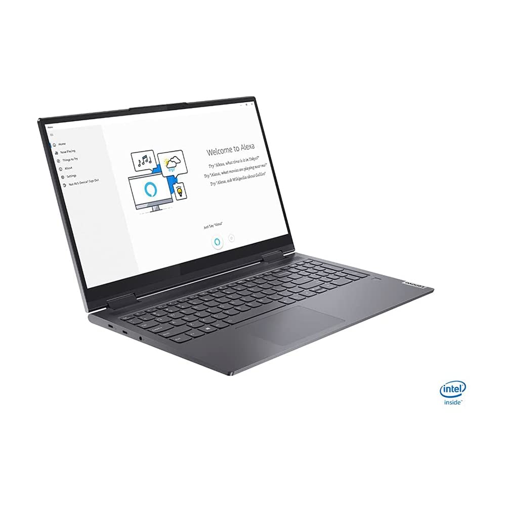 2021 Lenovo Yoga 7i 2-in-1 15.6" FHD Touchscreen Laptop Computer, Intel Core i5-1135G7(> i7-1065G7), 8GB RAM, 512GB PCIe SSD, Backlit Keyboard, Iris Xe Graphics, HD Webcam, Win 10, Grey, 32GB USB Card