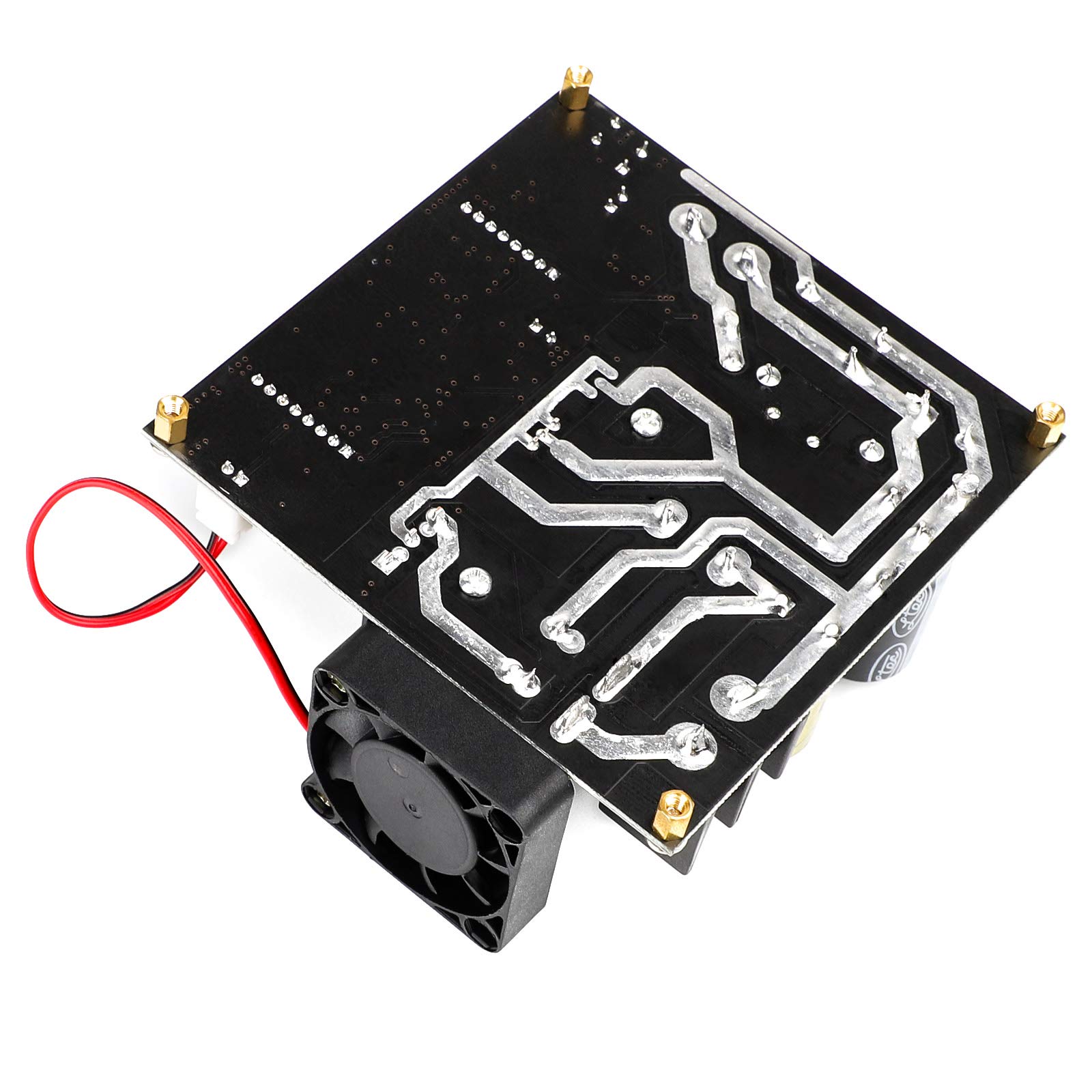 DROK DC Boost Converter 900W, 8-60V to 10-120V 15A Step Up Converter Adjustable Voltage Regulator Output 48V 24V 12V Power Supply with LED Display Cooling Fan